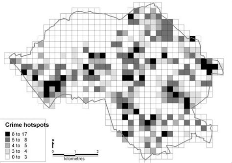 Hotspot Maps Generated From Three Months Of Residential Burglary Input