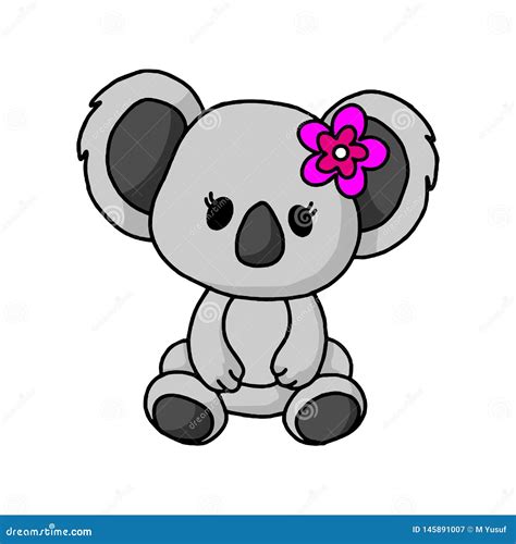 Cartoon Koala Vector Illustration Stock Illustration Illustration Of