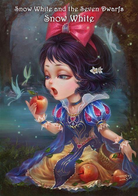 Картинки к сказке Белоснежка и семь гномов Братья Гримм Книги в картинках Стр 3 Disney