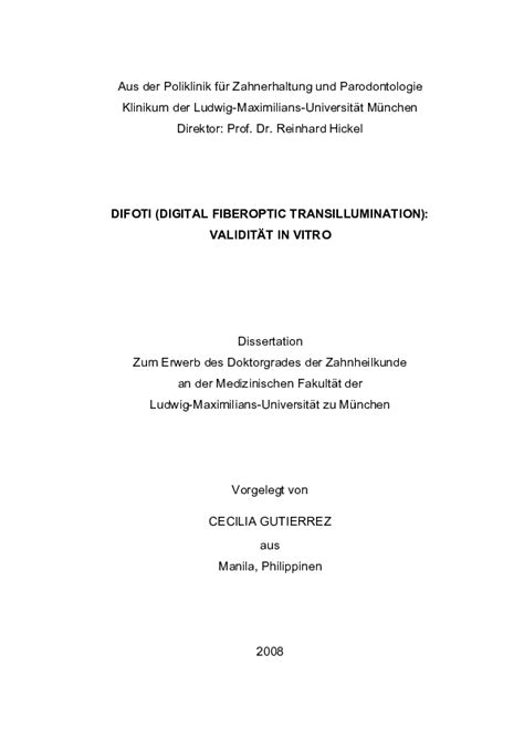 Pdf Difoti Digital Fiberoptic Transillumination