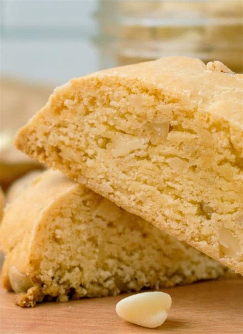 White Chocolate Macadamia Nut Biscotti Gluten Free Biscotti Recipe