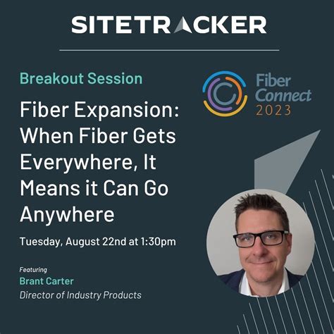 Sitetracker On Linkedin Fiberconnect23 Telecom Fiber Infrastructure