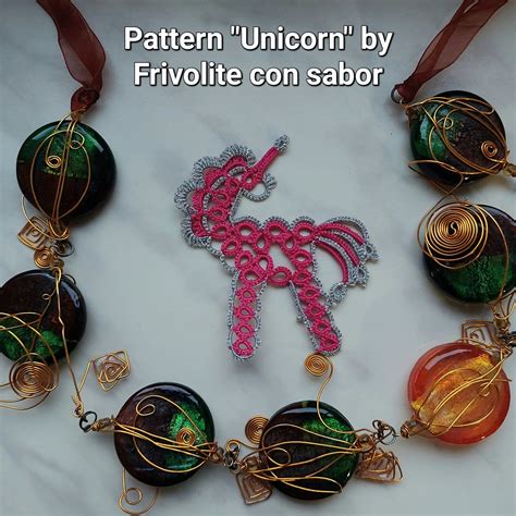 Tatting Pdf Pattern Unicorn For Shuttles Etsy