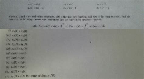 Solved Where A B And C Are Real Valued Constants U T Is Chegg