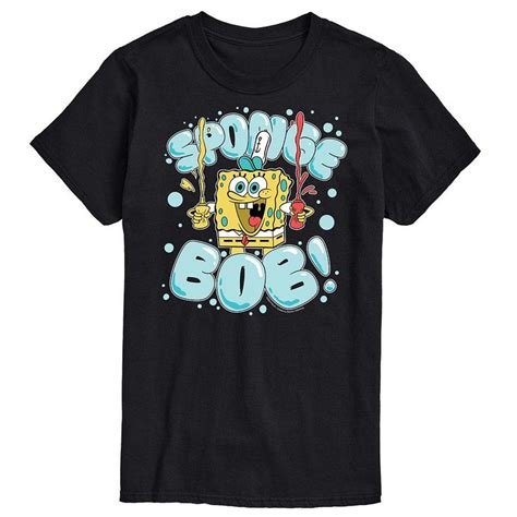 Mens Nickelodeon Spongebob Squarepants Bubble Graphic Tee Graphic