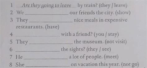 1 Are They Going To Leave By Train They Leave StudyX