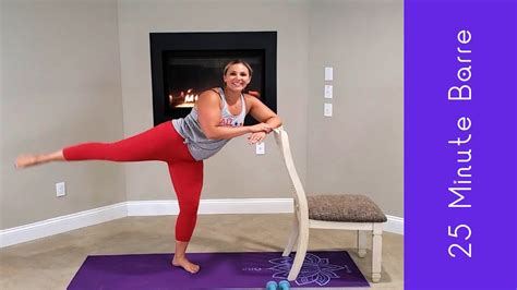 25 Minute At Home Barre Workout YouTube