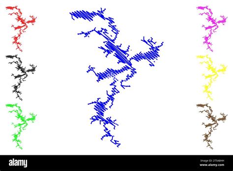 Eufaula Map Stock Vector Images Alamy