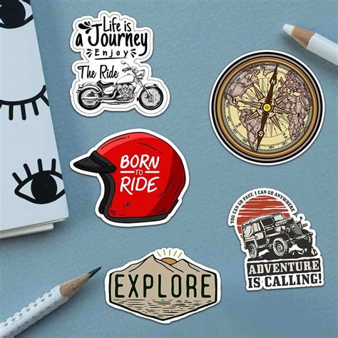 Travel Sticker Pack 5 Sticker Stick It Up