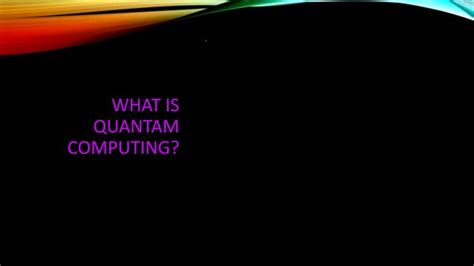 Quantam Computingpptx