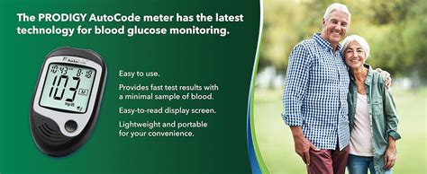 Prodigy 10500 100ct Test Strips With Autocode Talking Meter