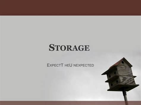 PPT STORAGE PowerPoint Presentation Free Download ID 748872
