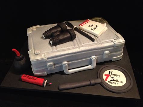 Spy Theme Birthday Cake 7th Birthday 1st Birthday Parties Birthday