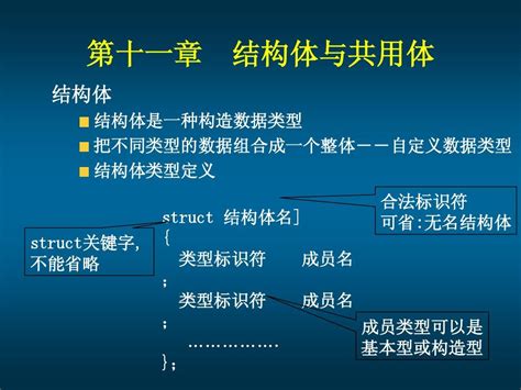 C第11章 结构体与共用体word文档在线阅读与下载无忧文档