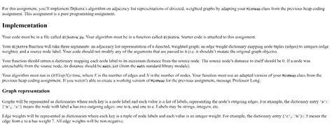 Solved For This Assignment You Ll Implement Dijkstra S Chegg