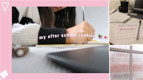 My After School Routine 📚💌 Youtube