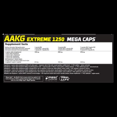 AAKG OLIMP 1250 EXTREME 120 Caps DTC Sport