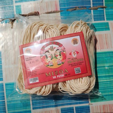 Jual Misoa Mi Putih Cap Kera Sakti Sun Go Kong 250 Gram Shopee