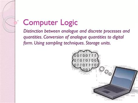 PPT Computer Logic PowerPoint Presentation Free Download ID 3240444