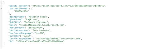 How To Get User Details Using Microsoft Graph API In SPFx Enjoy