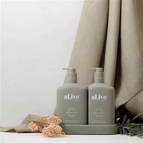 Wash And Lotion Duo Green Pepper And Lotus 500ml House And Garden