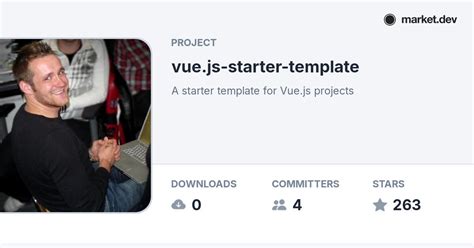 Vuejs Starter Template Ecosystem Directory Marketdev