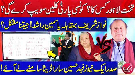 Nawaz Sharif Vs Yasmin Rashid Sub Sy Bara Muqabla President Fahd
