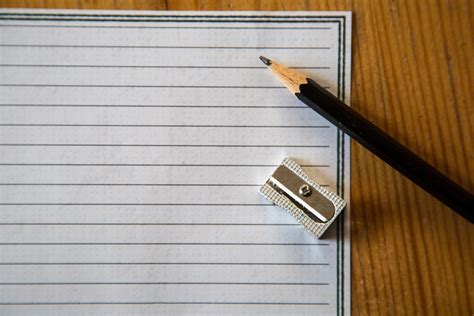 Drawing Of Pencil And Paper At Alyssa Coode Blog