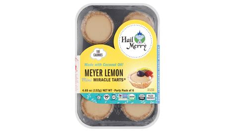 Hail Merry Miracle Tarts Meyer Lemon Mini Party Pack 6 Ct Delivery