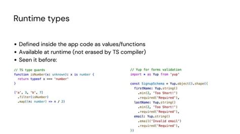 Objects Validation And Comparison Using Runtime Types Io Ts Oleksandr Suhak Pdf