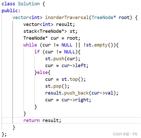 代码随想录day17（3）二叉树：二叉树的中序遍历（leetcode94） Csdn博客