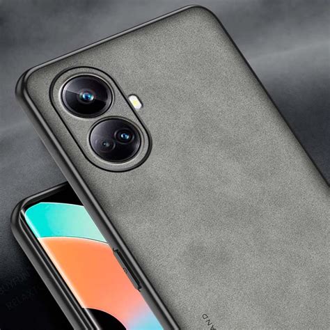 Capa De Couro Pu Realme 10