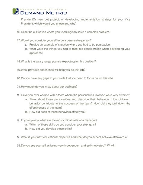 Interview Questions Tool DOC