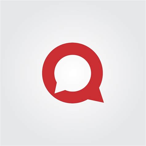 Логотип чата на белом фоне Премиум векторы