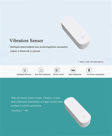 Zigbee Smart Vibration Sensor Smart Detection Alar Grandado