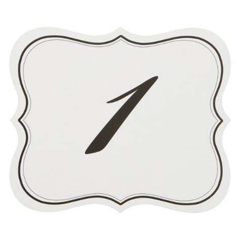 Darice David Tutera Reception Table Cards