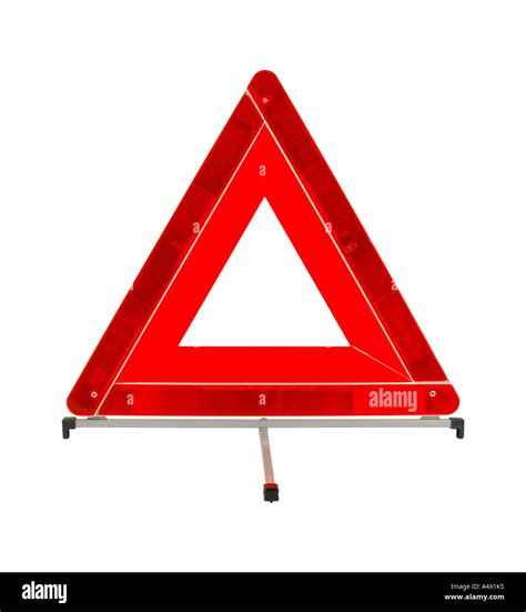 Safety Warning Triangle Sign Stock Photo Alamy