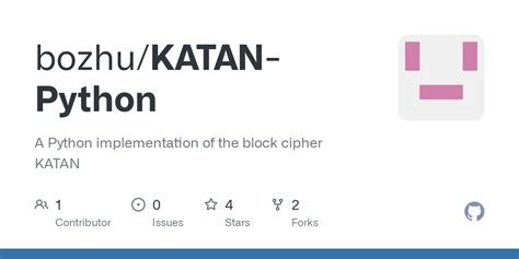 GitHub Bozhu KATAN Python A Python Implementation Of The Block