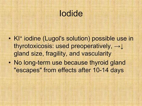 Hypo And Hyperthyroidism Pharmacotherapy Ppt