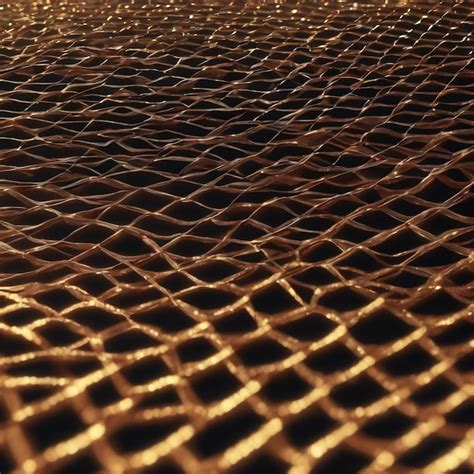 Premium Ai Image Poly Wire Grid Swaying Mesh Abstract Background Net Of Glitter 3d Illustration