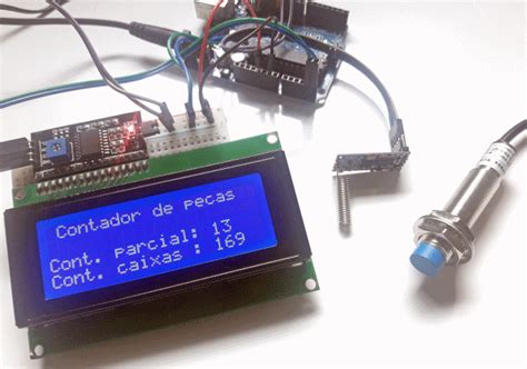 Contador Remoto Com Sensor Indutivo E Módulo Wireless Hc 12 Arduino E Cia Arduino Placas De