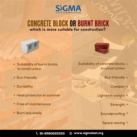 Concrete Block Or Burnt Brick Which Is More Suitable For Construction