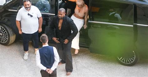 Kanye West And Bianca Censori Are Barefoot In Italy