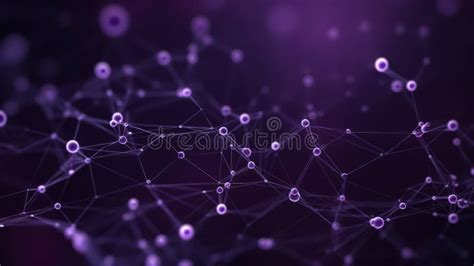 An Intricate Network Of Interconnected Nodes Emerges Against A Dark Gradient Background