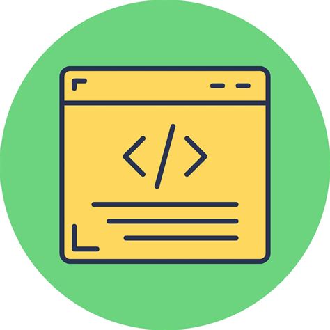 Web Programming Vector Icon 31441169 Vector Art At Vecteezy