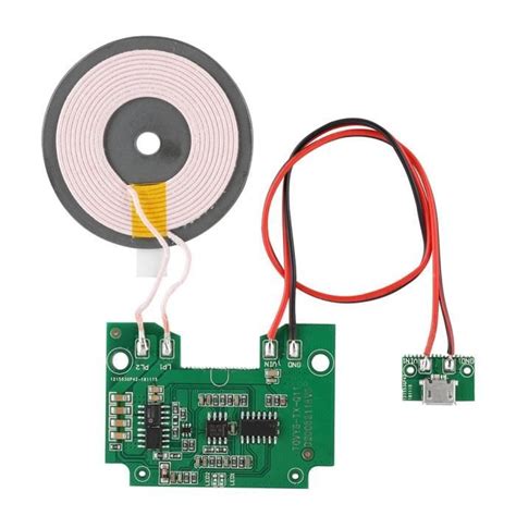 carte de circuit imprimé pcba de chargeur sans fil de bricolage qi avec