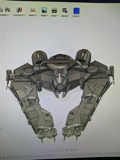 ⭐ Star Wars Vcx 820 Fighter Custom Project・ 3d File For ・cults