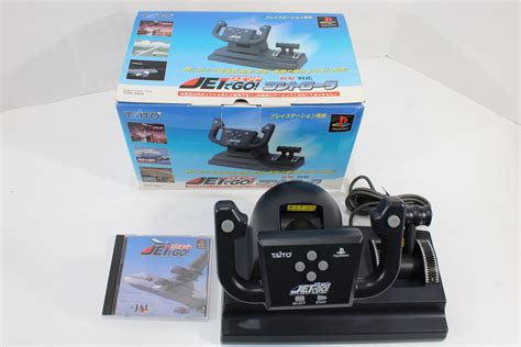 Taito Jet De Go Yoke Controller Boxed With Game Lets Go By Airliner