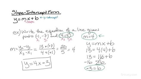 How To Write An Equation Of A Line From Two Points Tessshebaylo