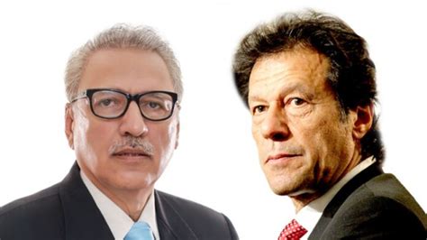 President Alvi Inquires After Injured Imran Khans Health Pakistan Today